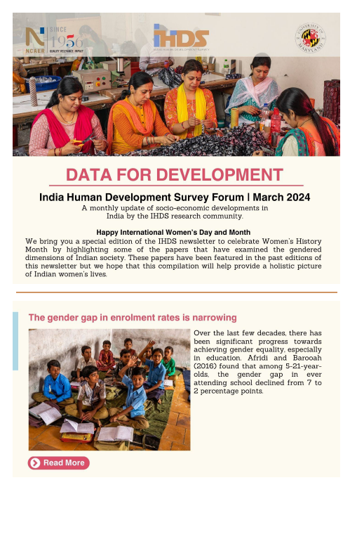India Human Development Survey: March 2024 - NDIC India Human Development Survey: March 2024 - NDIC